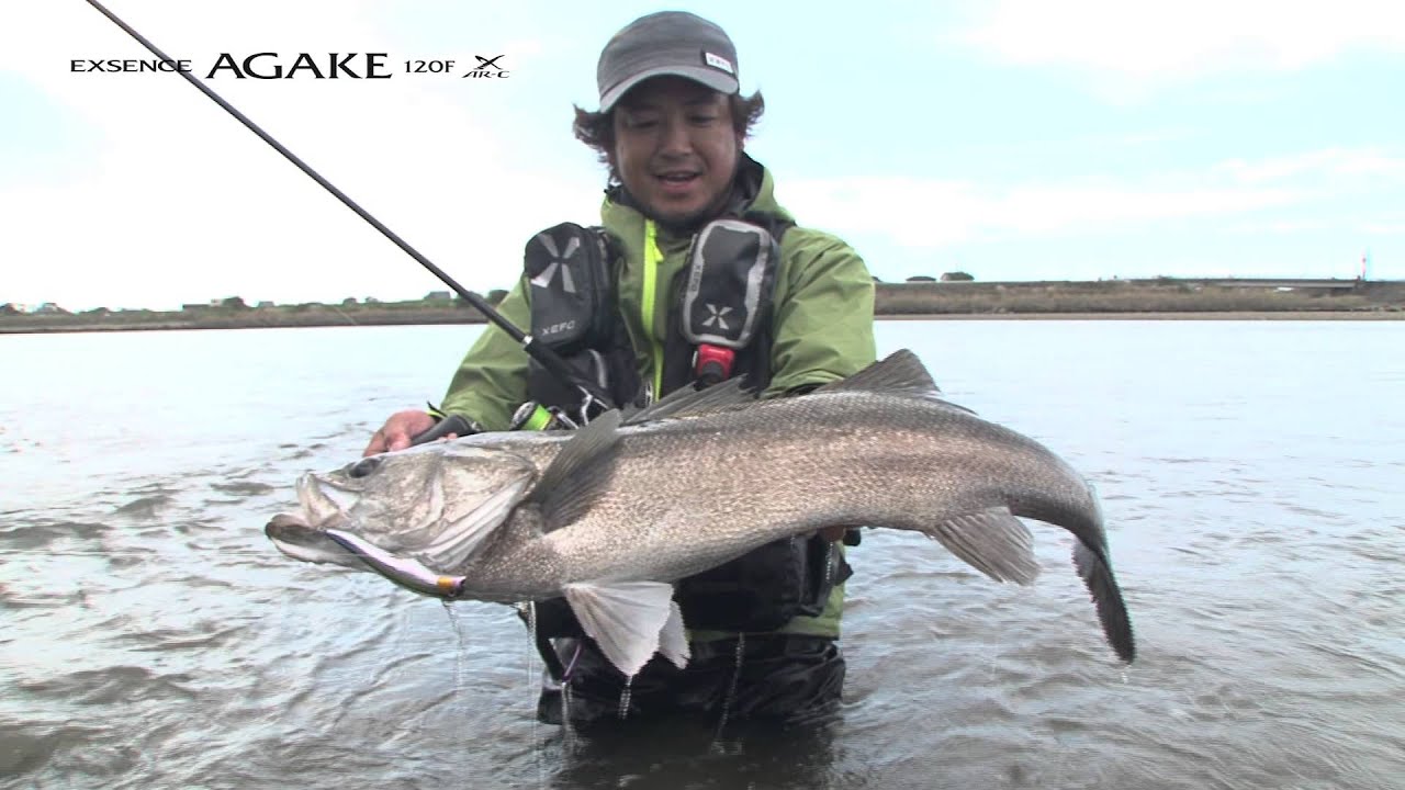 EXSENCE AGAKE 120F X AR-C ～リバーシーバス攻略～ デイゲームでランカー連発！92cmをキャッチ！ | Bass-Tube